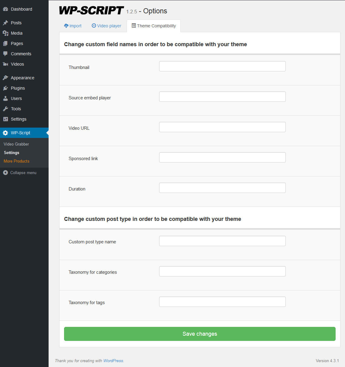 Create Adult Tubes With Our Free Wordpress Plugin And Theme Wp Script