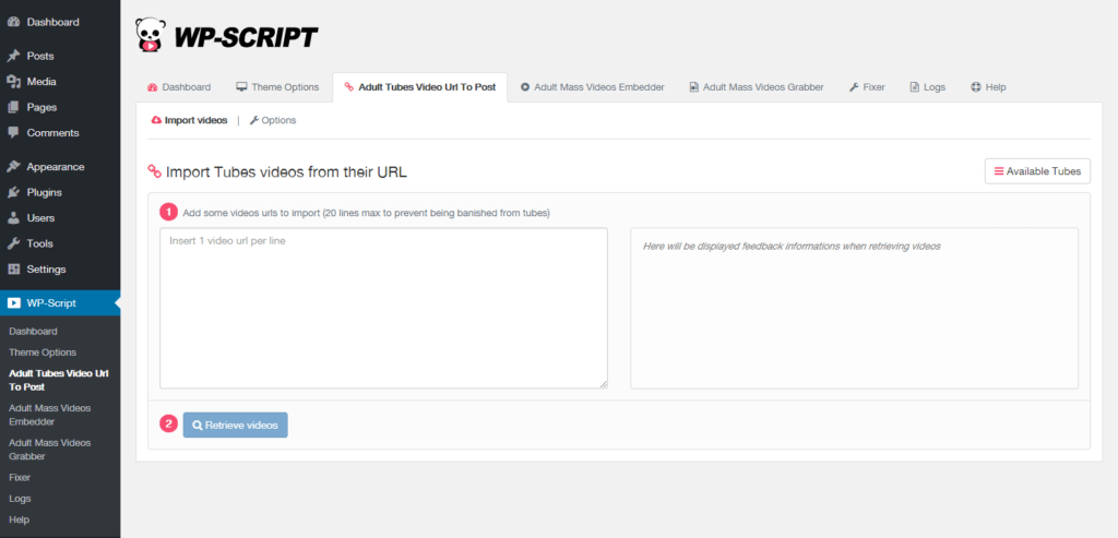 WPS Single Embedder - WP-Script WordPress Plugin